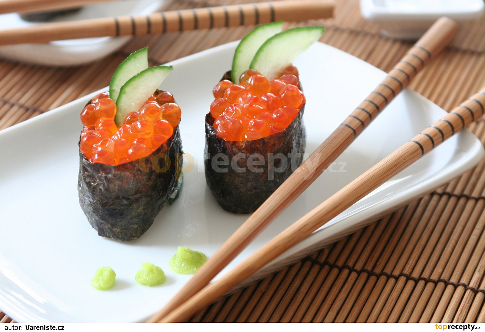 Gunkan sushi recept - TopRecepty.cz