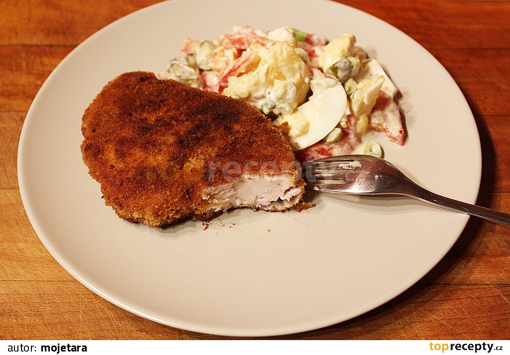 Kuřecí řízek v jiném obalu recept - TopRecepty.cz