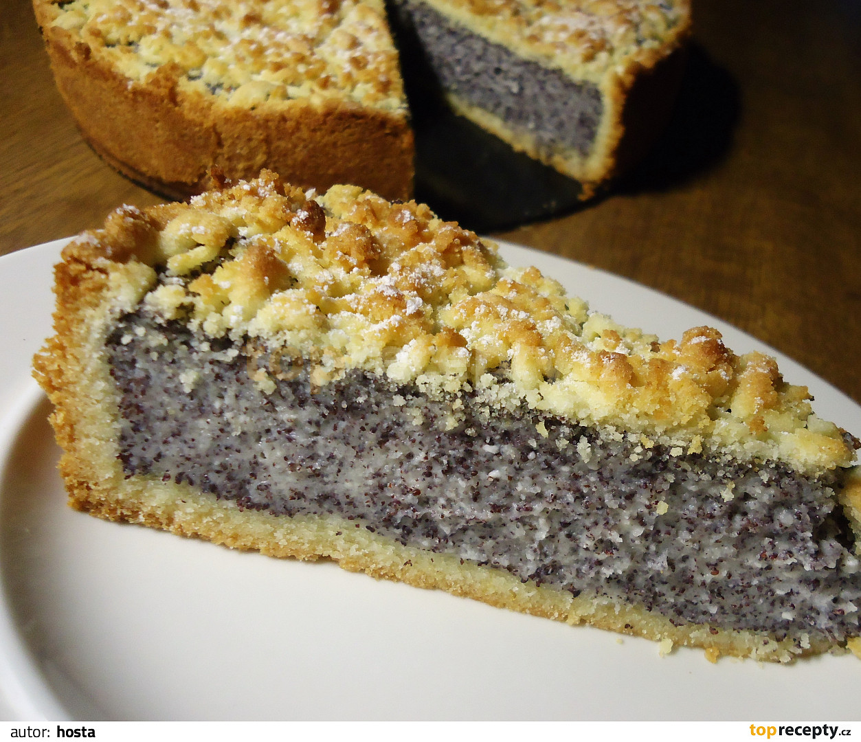 Německý dort s mákem a tvarohem recept - TopRecepty.cz