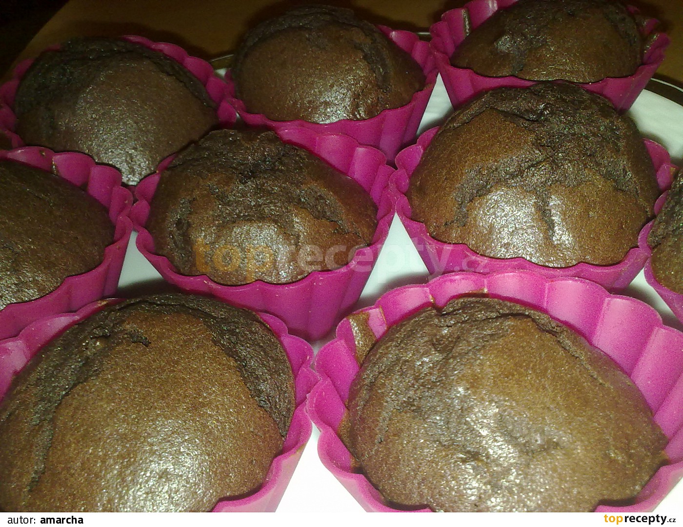 Double čokoládové muffiny recept - TopRecepty.cz