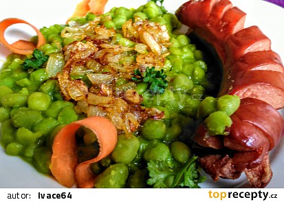 Hrášek s mátou a sýrem recept - TopRecepty.cz