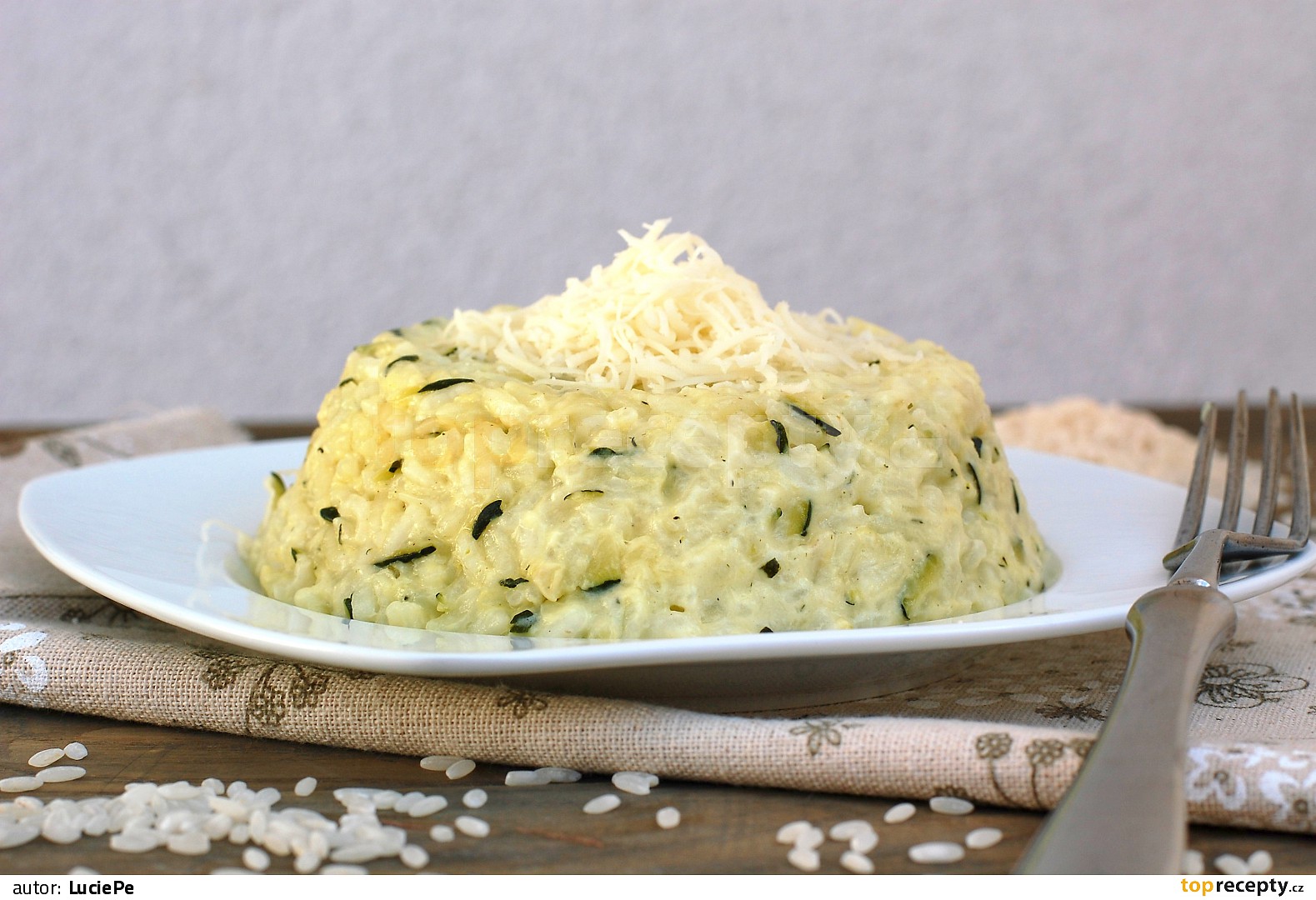 Krémové cuketové rizoto recept - TopRecepty.cz