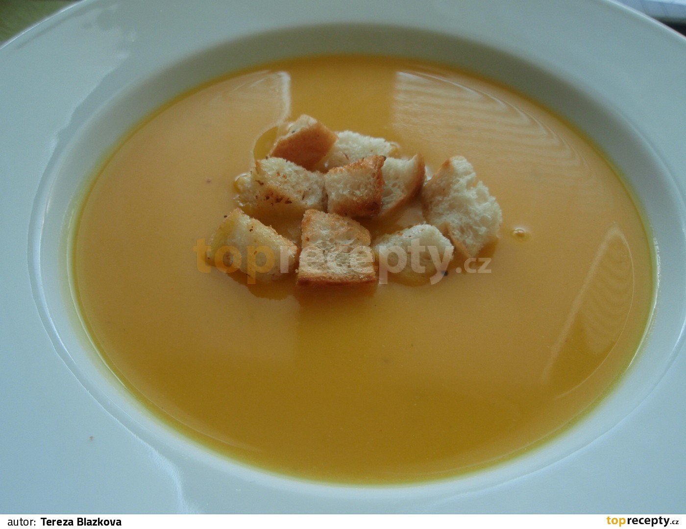 Dýňová polévka recept - TopRecepty.cz