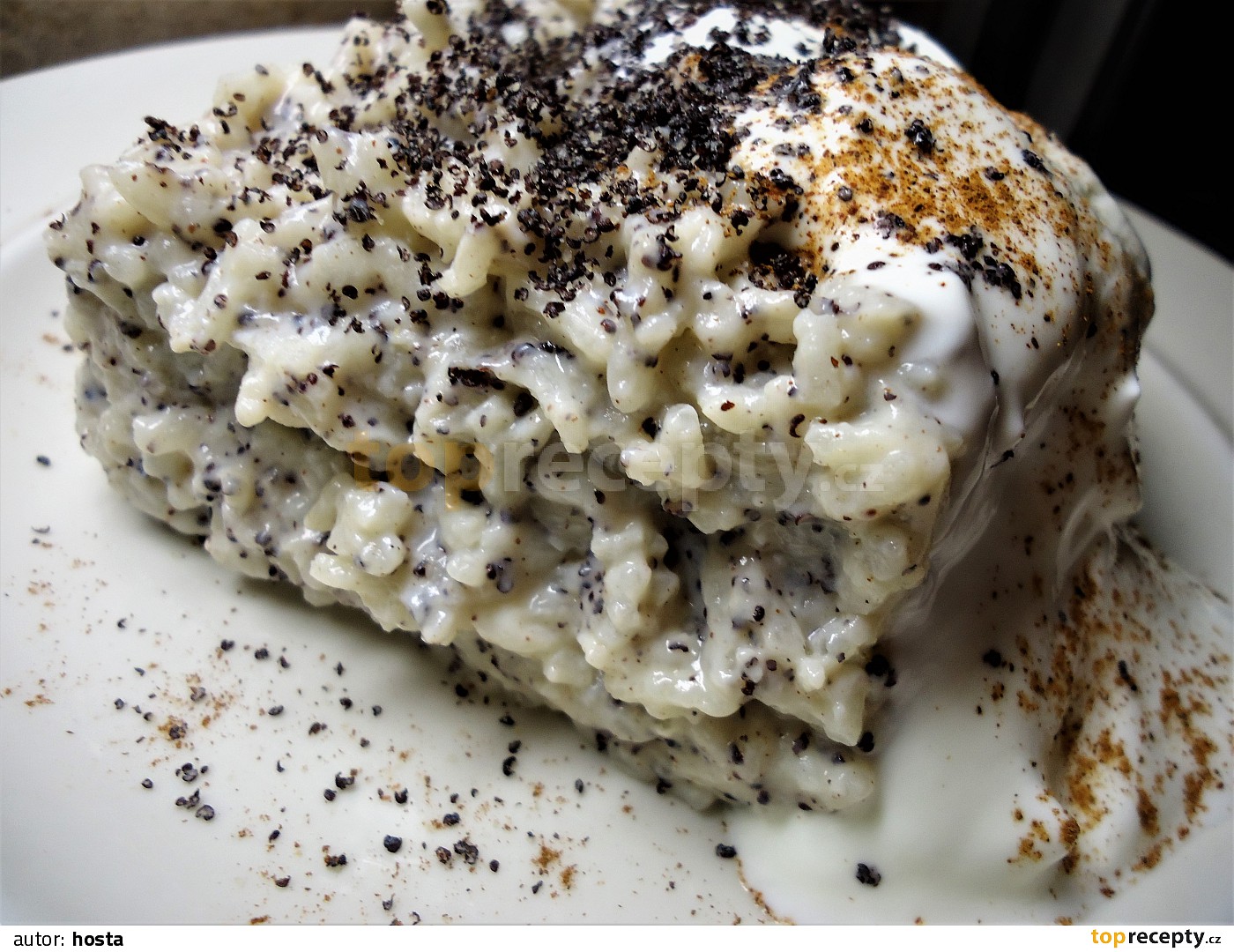 Maková rýžová kaše a mléčná rýže recept - TopRecepty.cz