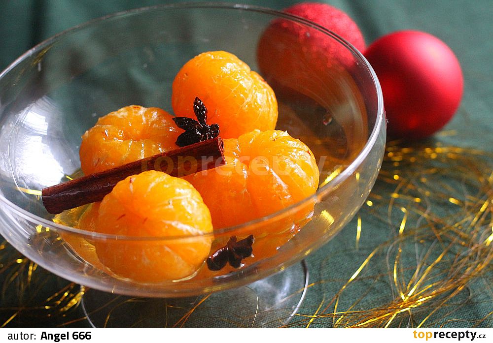Novoroční kořeněné mandarinky recept - TopRecepty.cz