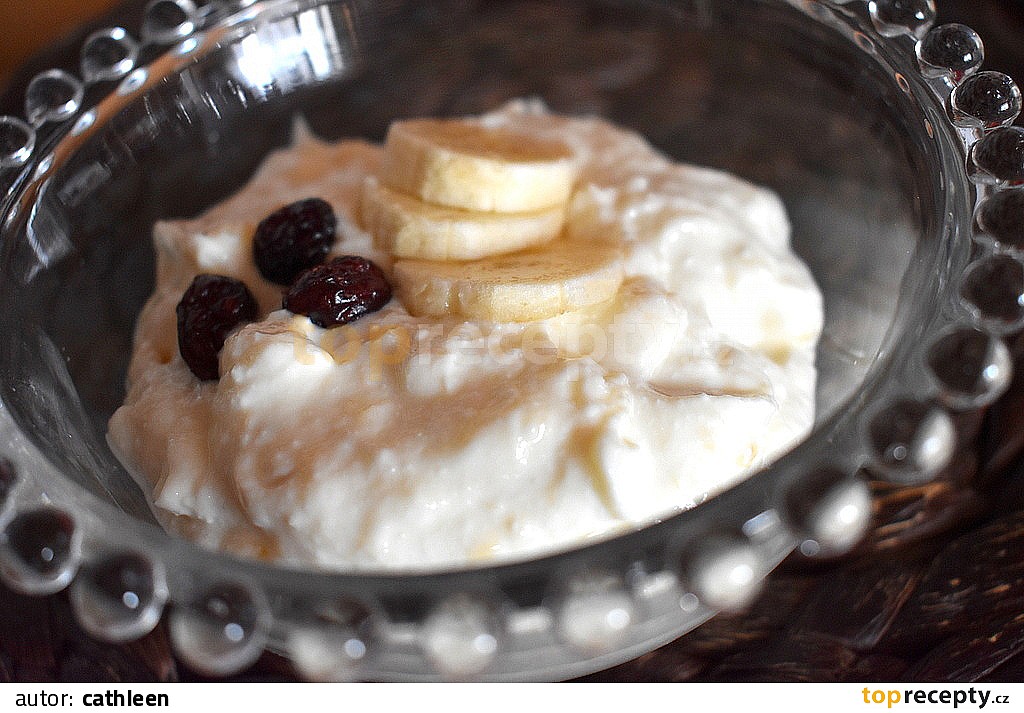 Tvarohový banán recept - TopRecepty.cz