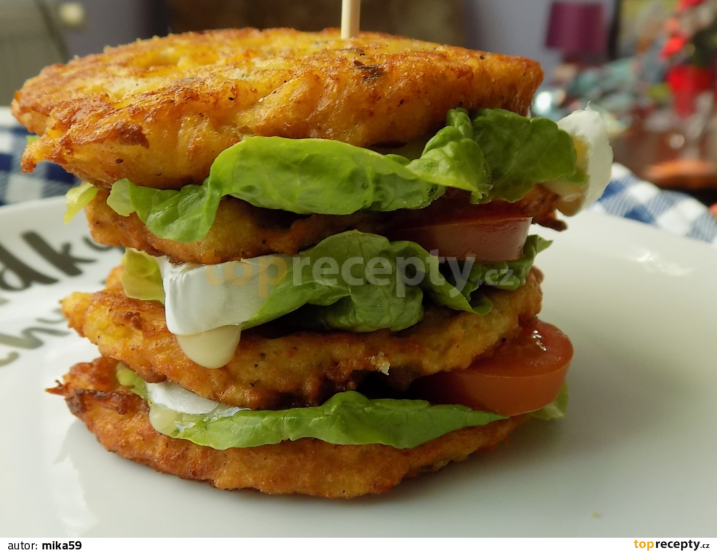 Bramboráčkový "sendvič" recept - TopRecepty.cz