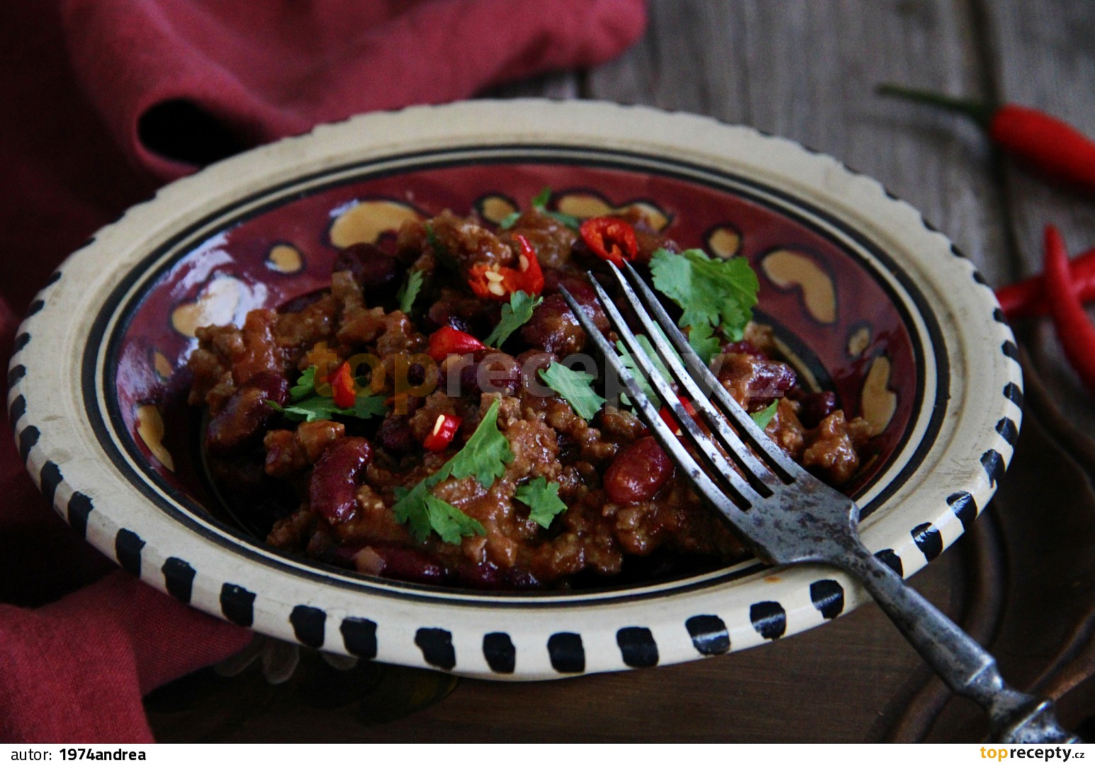 Chili (chilli) con carne recept - TopRecepty.cz