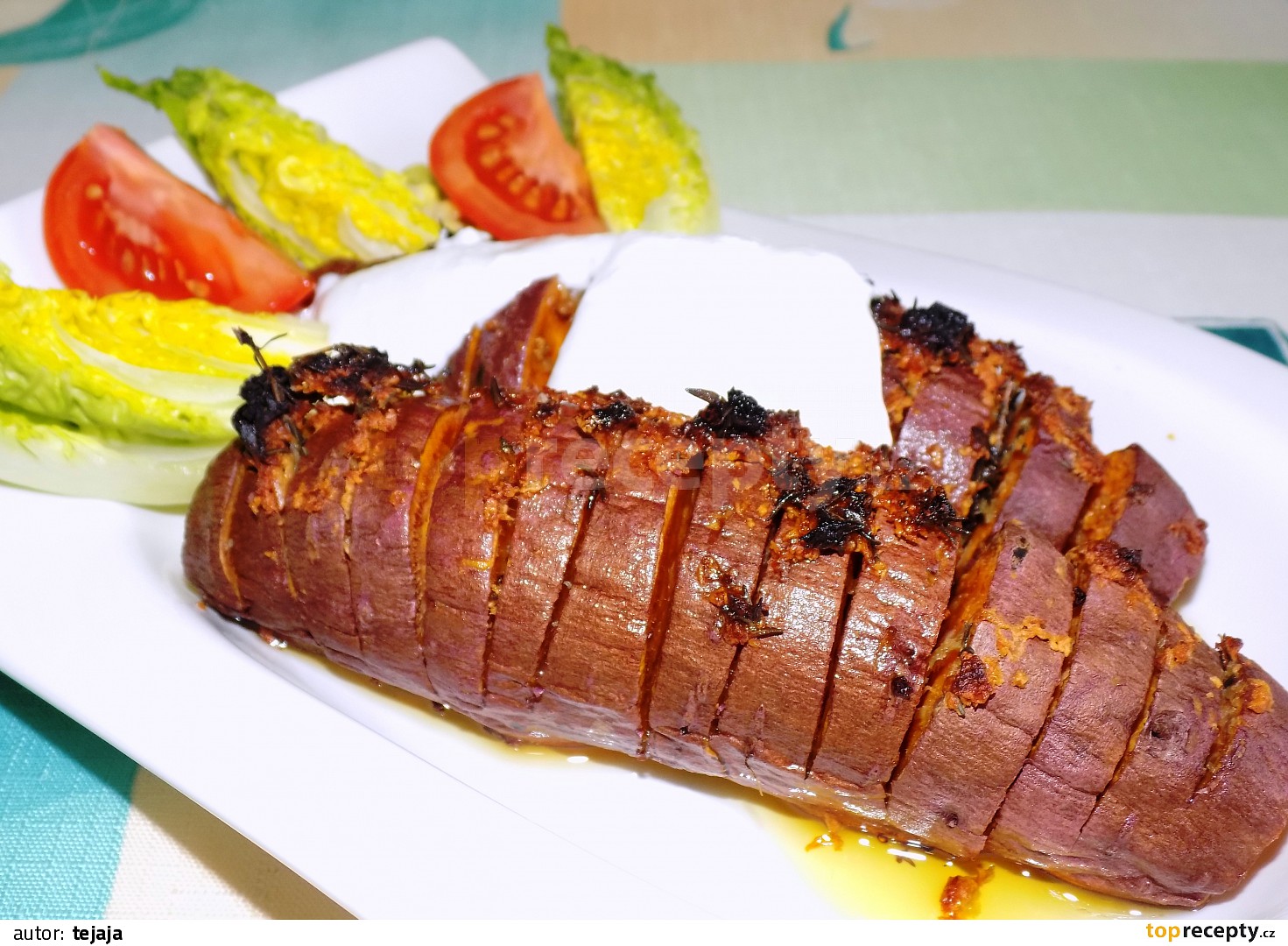 Pečené batáty recept - TopRecepty.cz