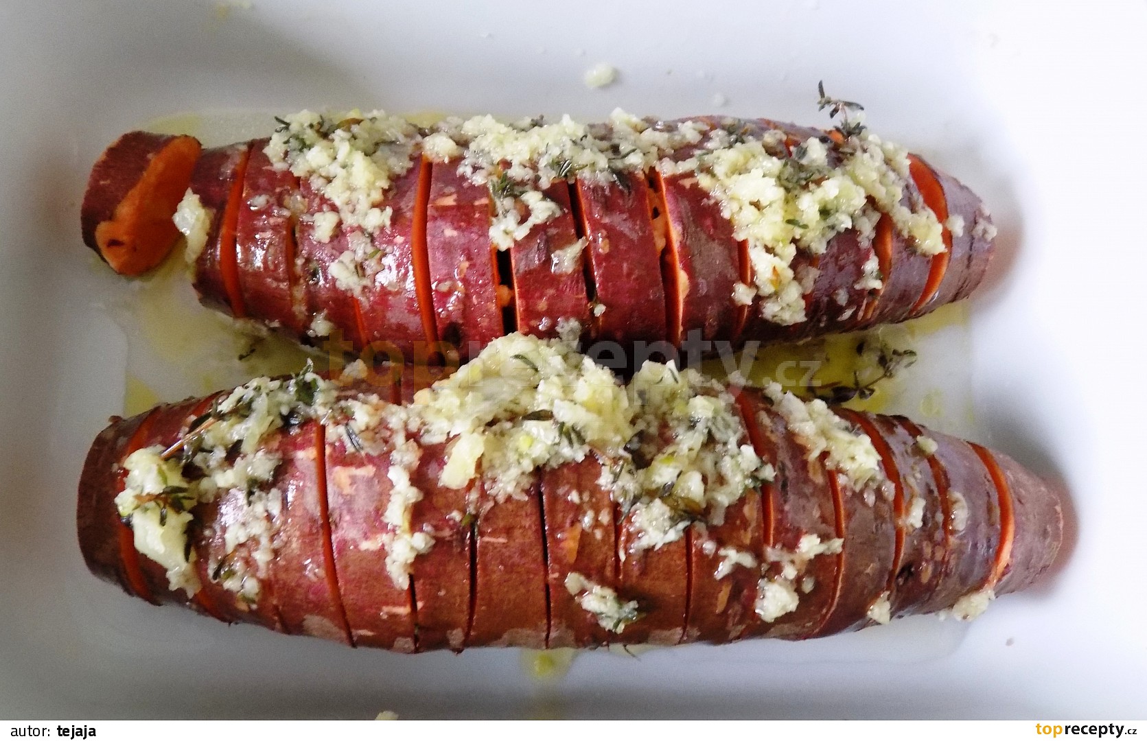 Pečené batáty recept - TopRecepty.cz