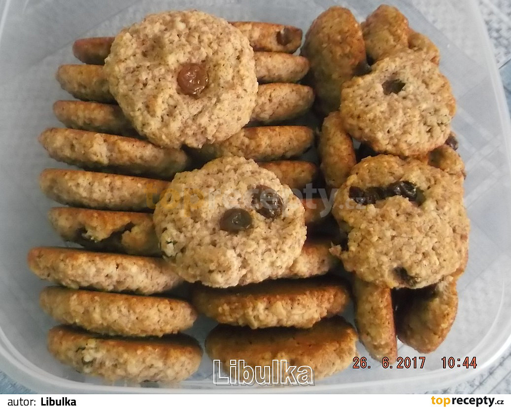 Vločkové sušenky a la BeBe dobré ráno recept - TopRecepty.cz