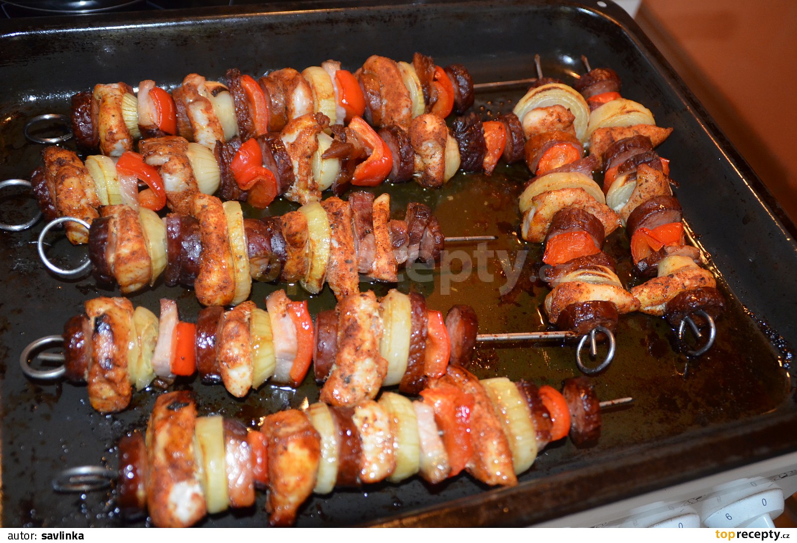 Kuřecí špízy - TopRecepty.cz