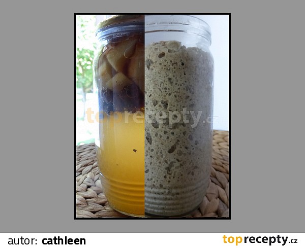 Kvásek z fermentované ovocné vody recept - TopRecepty.cz