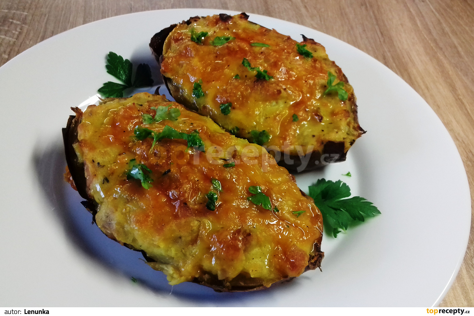 Plněné pečené batáty recept - TopRecepty.cz