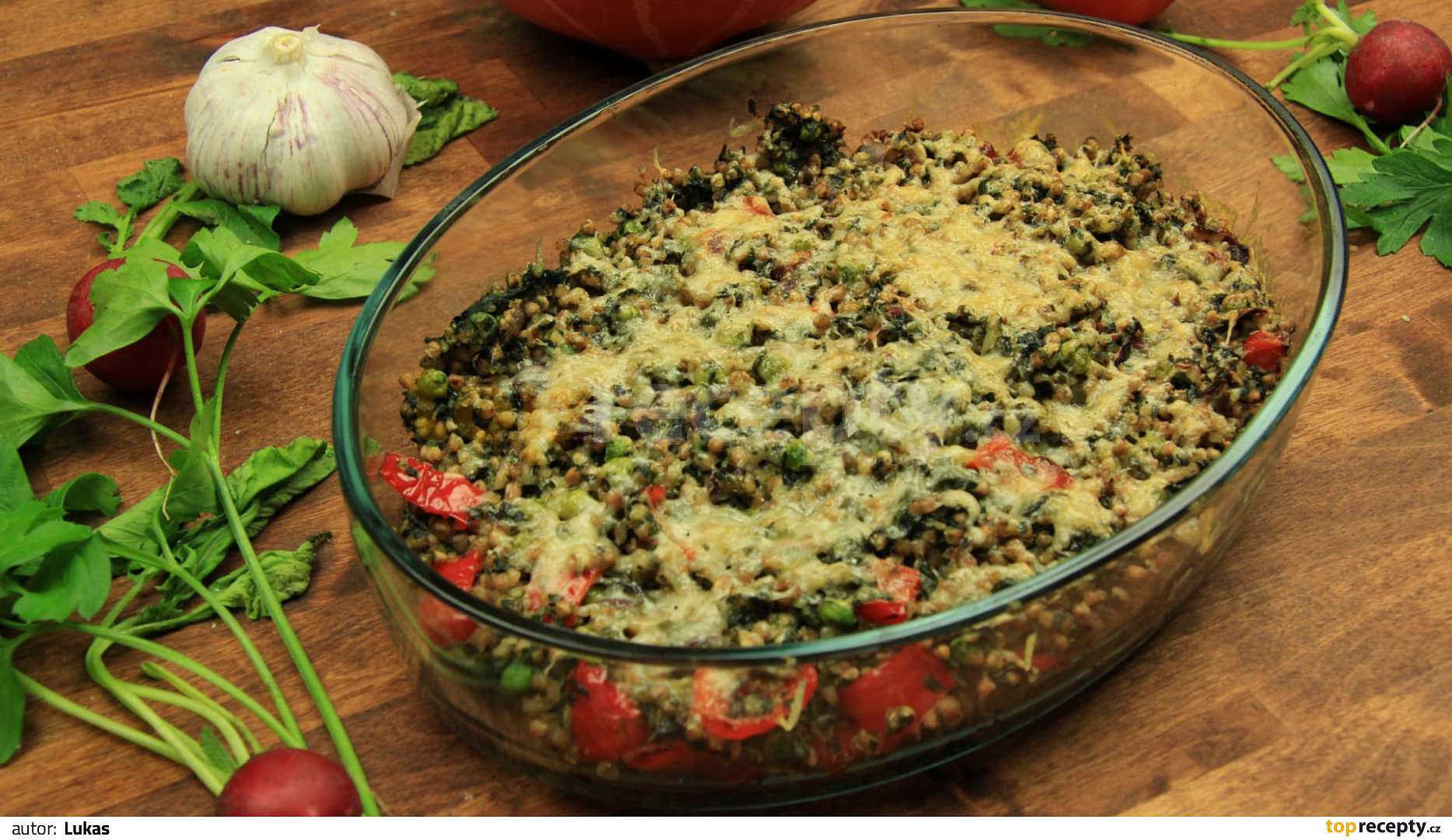 Pohanka s listovým špenátem - TopRecepty.cz