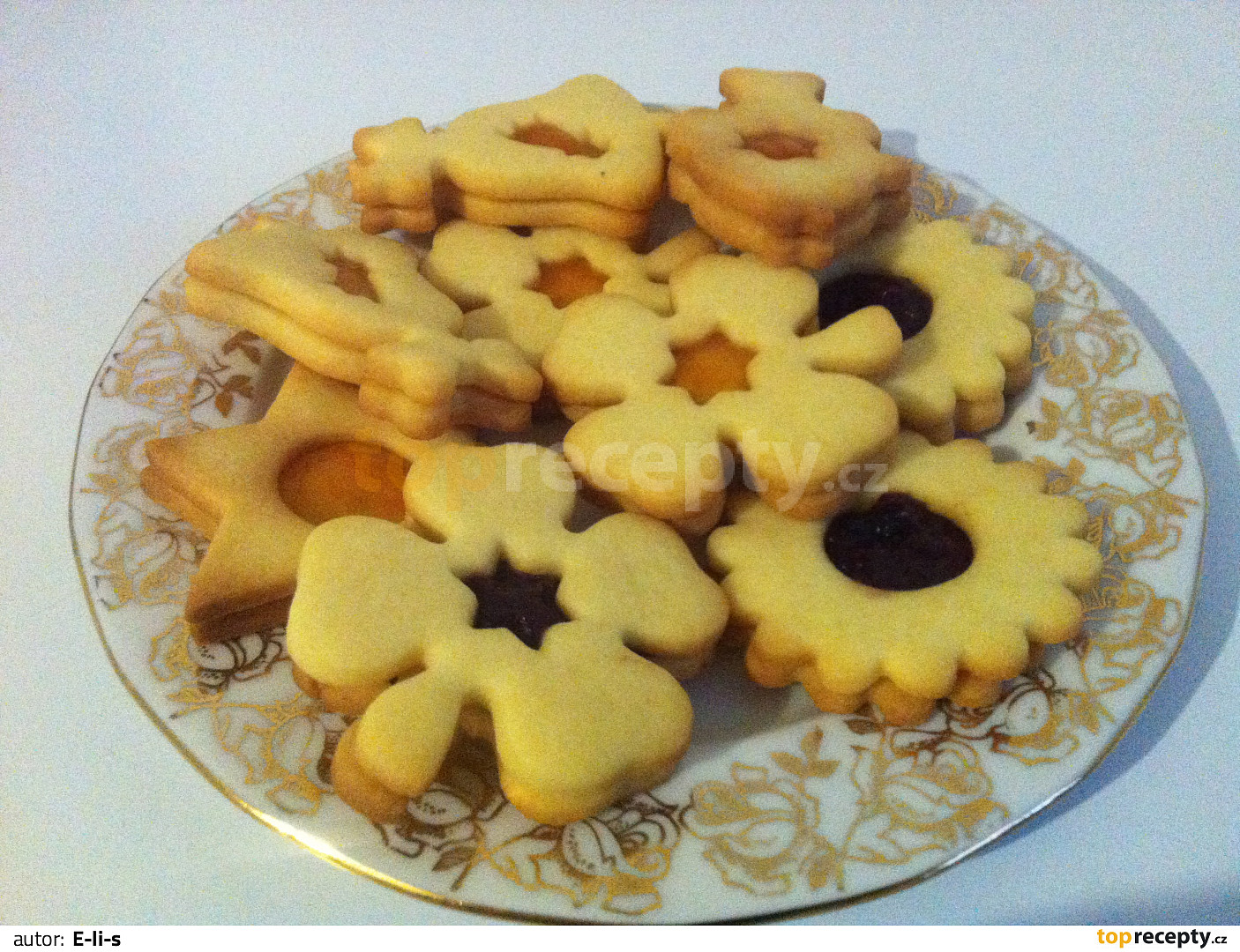 Linecké cukroví, které se nekroutí recept - TopRecepty.cz