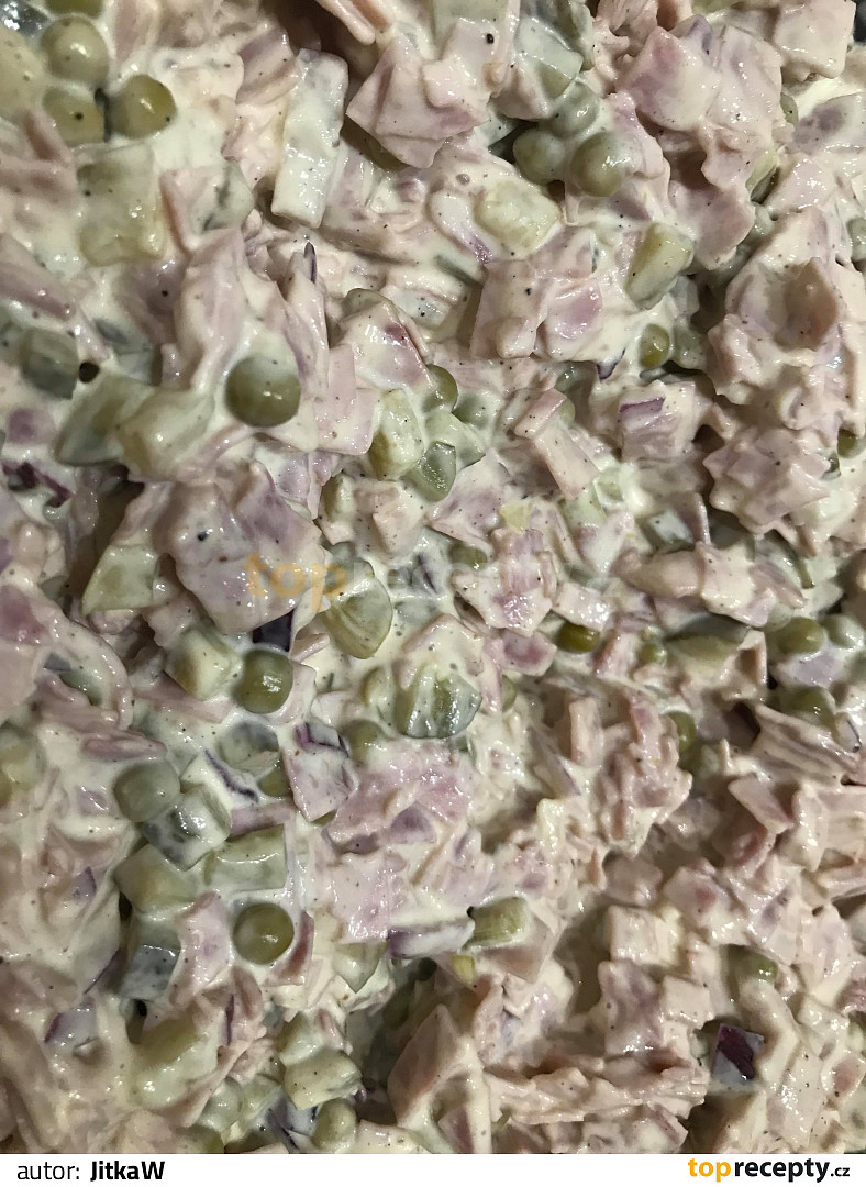 Pařížský salát recept - TopRecepty.cz