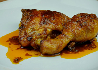 Kuře pečené v máslové marinádě - TopRecepty.cz