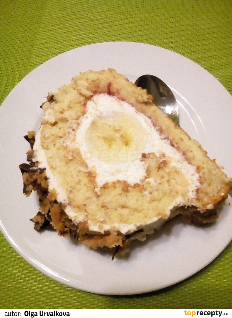 Roláda dvakrát banánová recept - TopRecepty.cz