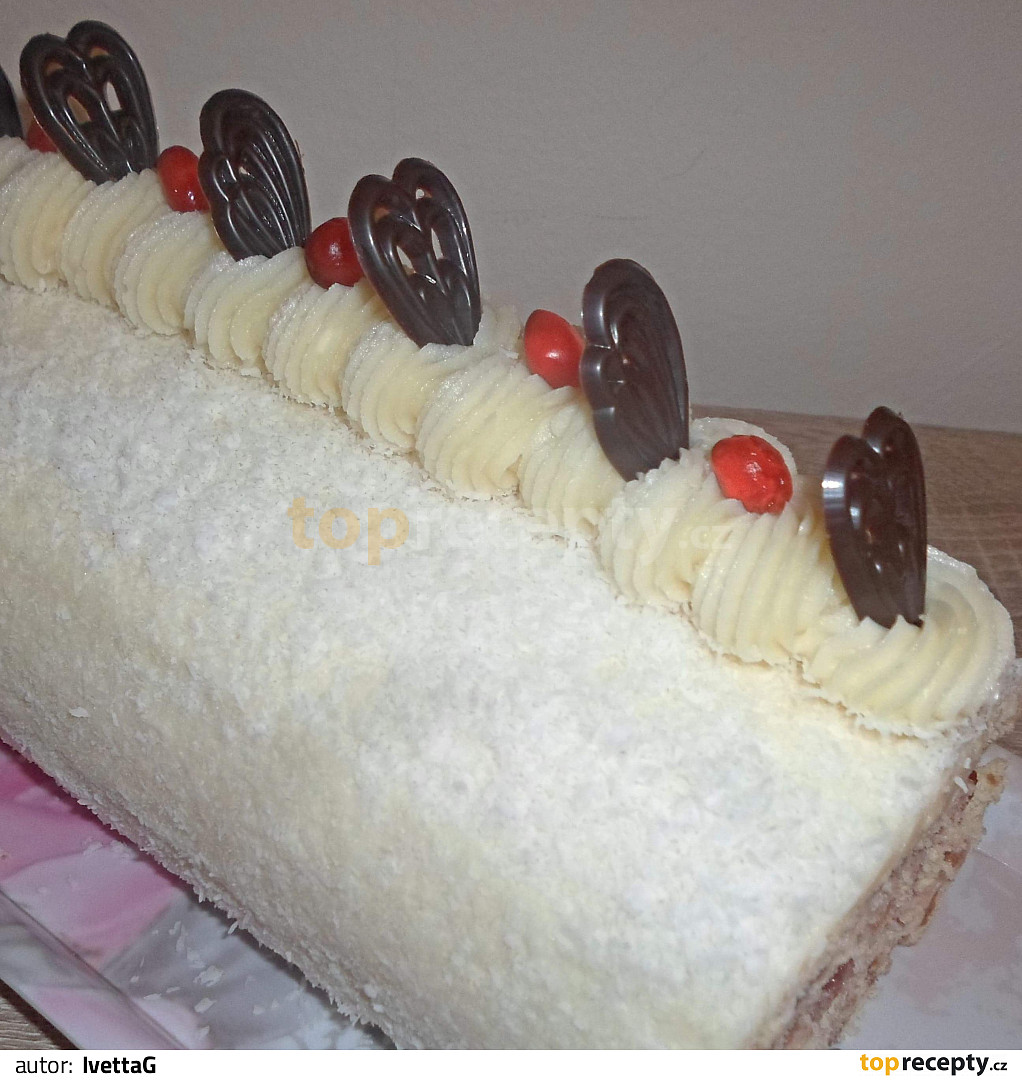 Kokosová roláda od IvettyG recept - TopRecepty.cz