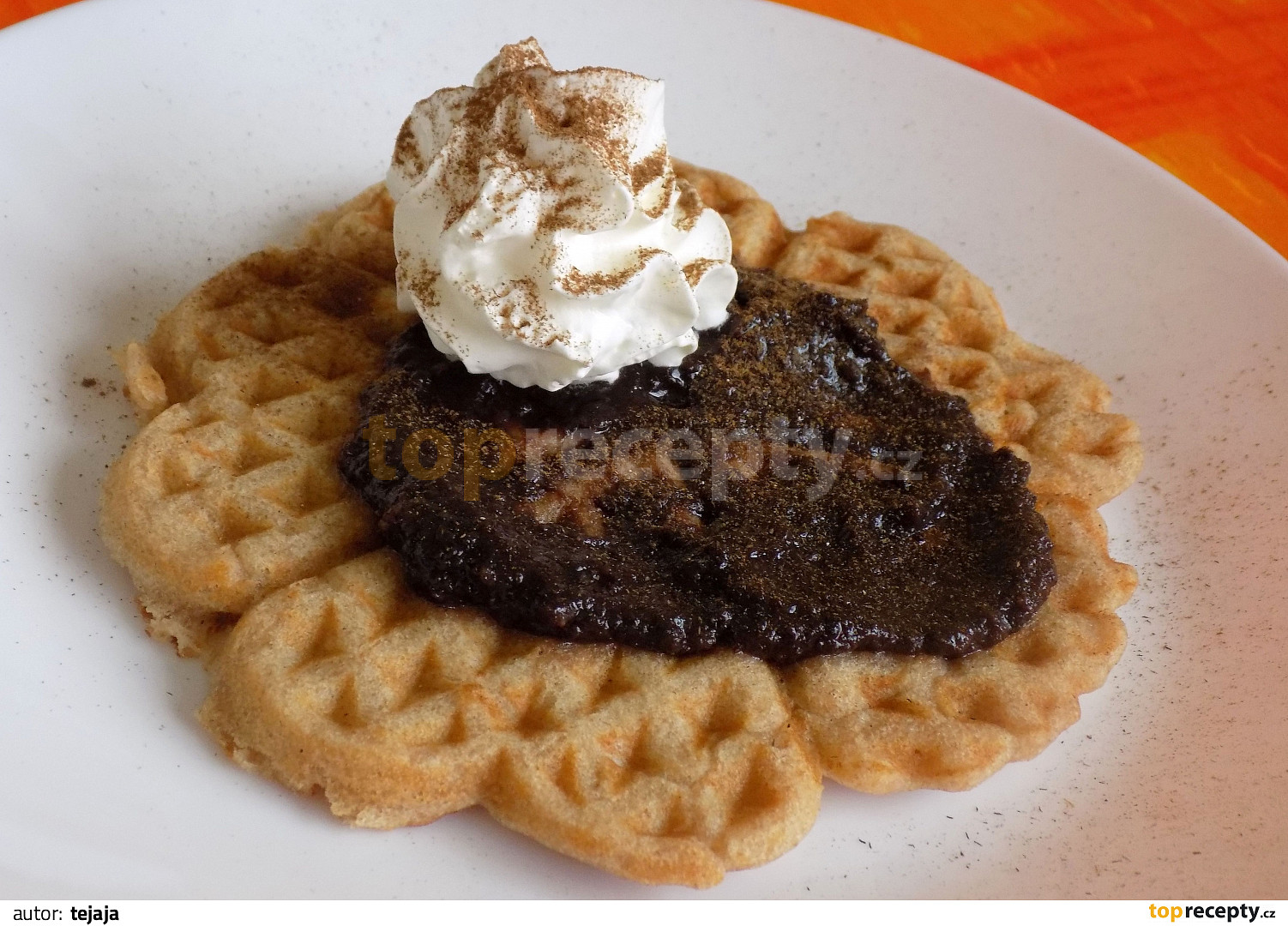 Celozrnné wafle recept - TopRecepty.cz