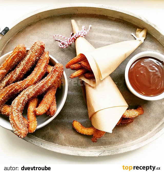 Churros s čokoládou (Čuros) recept - TopRecepty.cz