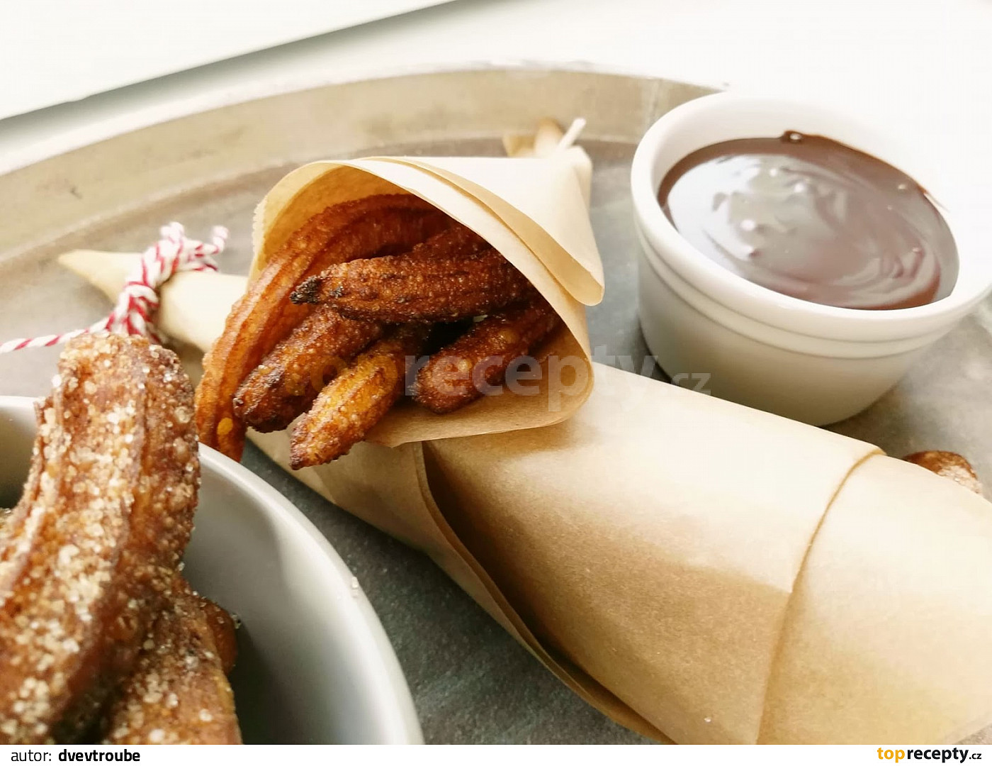 Churros s čokoládou (Čuros) recept - TopRecepty.cz