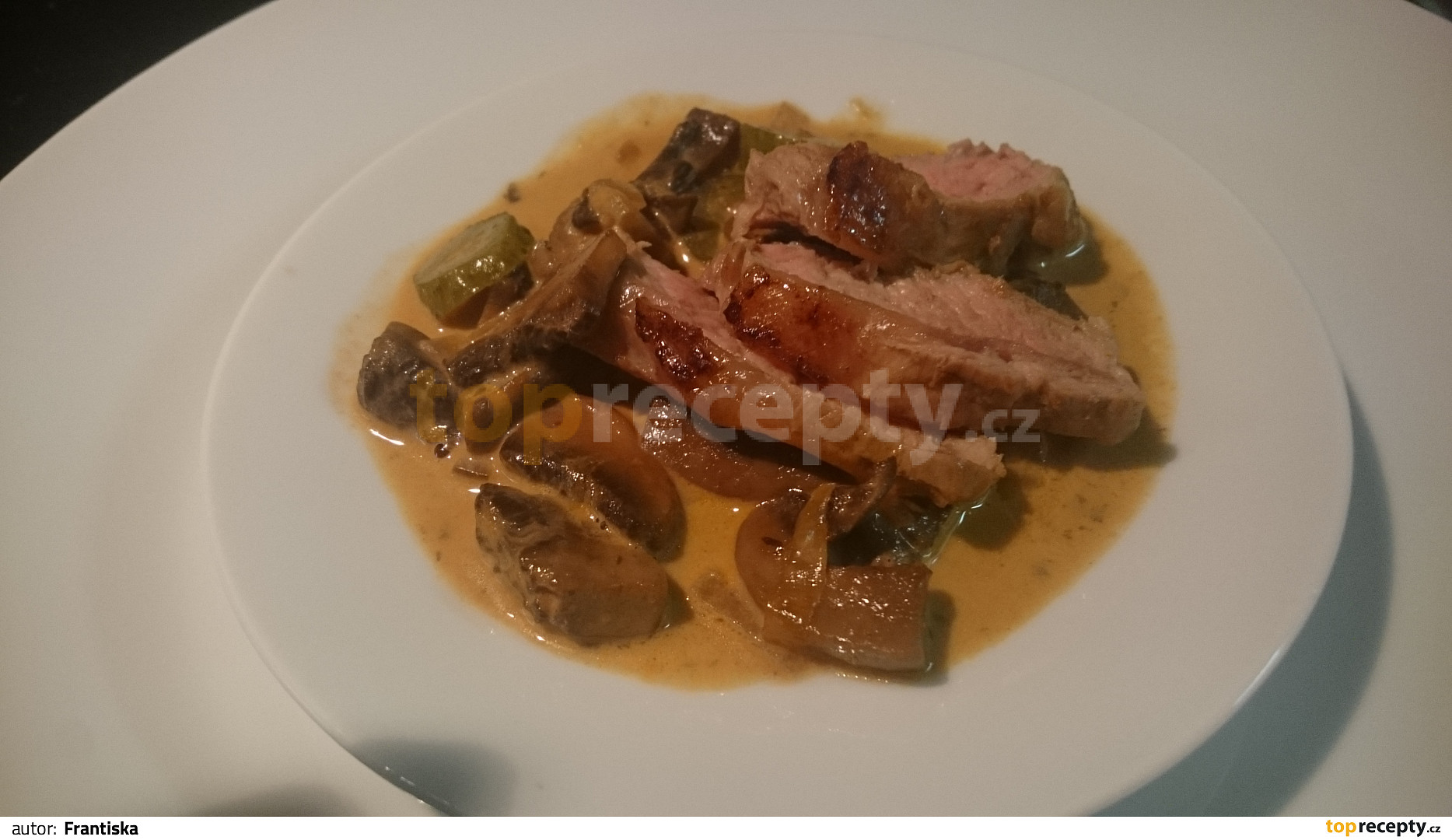 Hovězí steak " Stroganoff " ( Stroganov ) recept - TopRecepty.cz