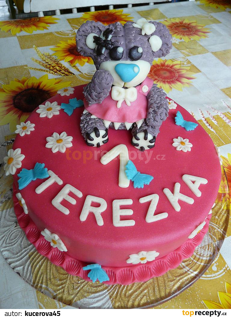 Dort s medvídkem pro vnučku Terezku recept - TopRecepty.cz