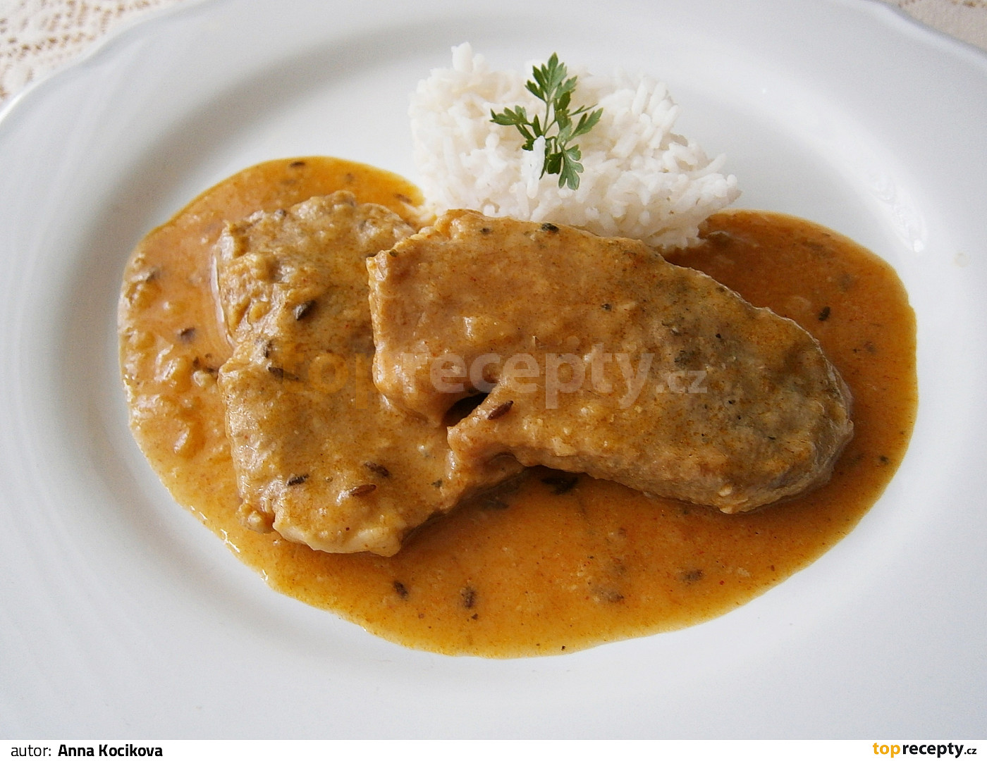 Vepřová kotleta v pikantní šťávě recept - TopRecepty.cz