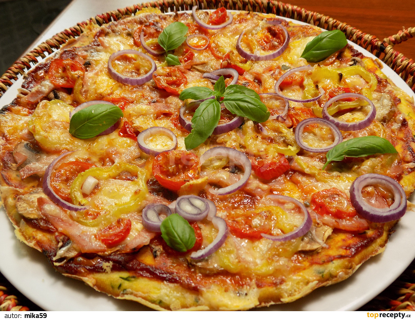 Cuketová pizza recept - TopRecepty.cz