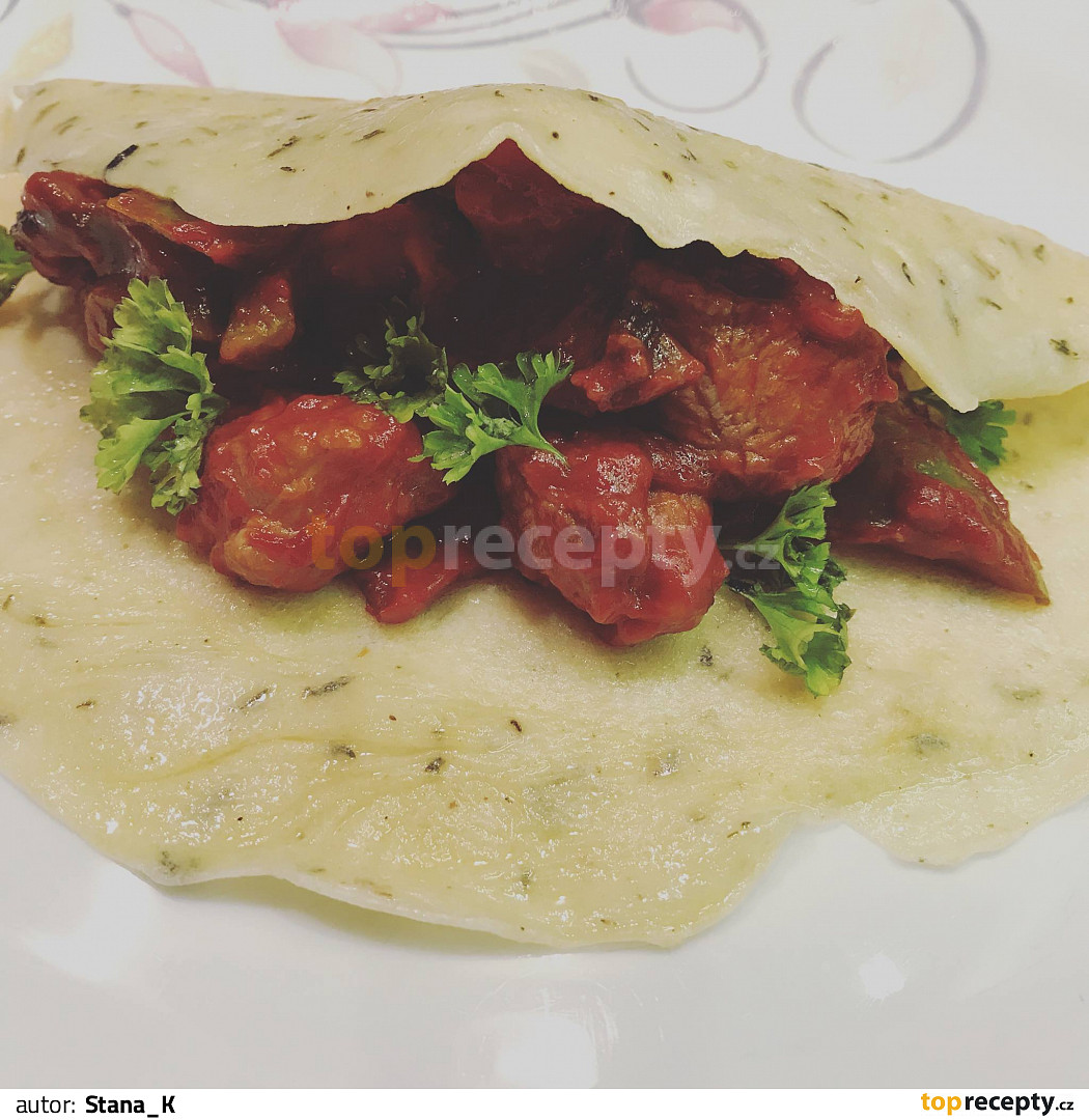 Slaná palačinka na mexický způsob recept - TopRecepty.cz