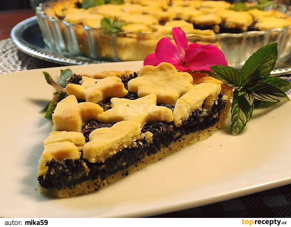 Jablkovo-makový koláč recept - TopRecepty.cz