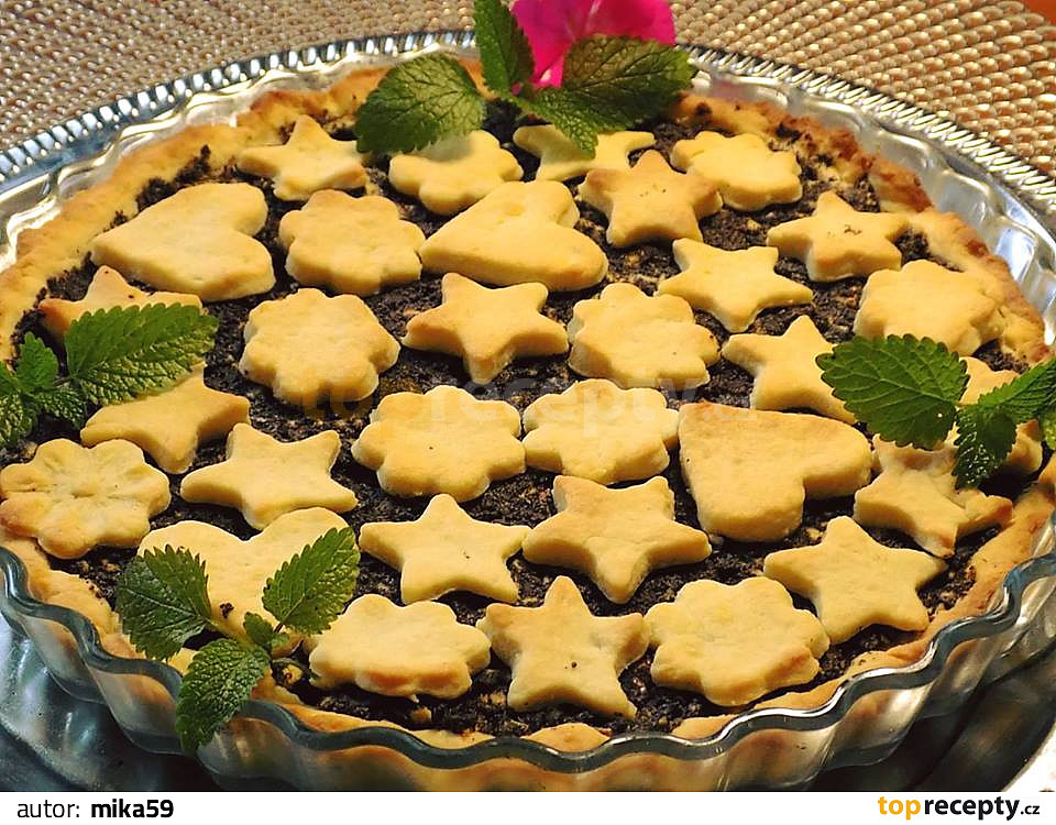 Jablkovo-makový koláč recept - TopRecepty.cz