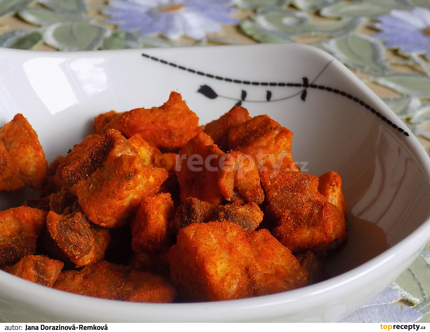 Domácí pikantní škvarky recept - TopRecepty.cz