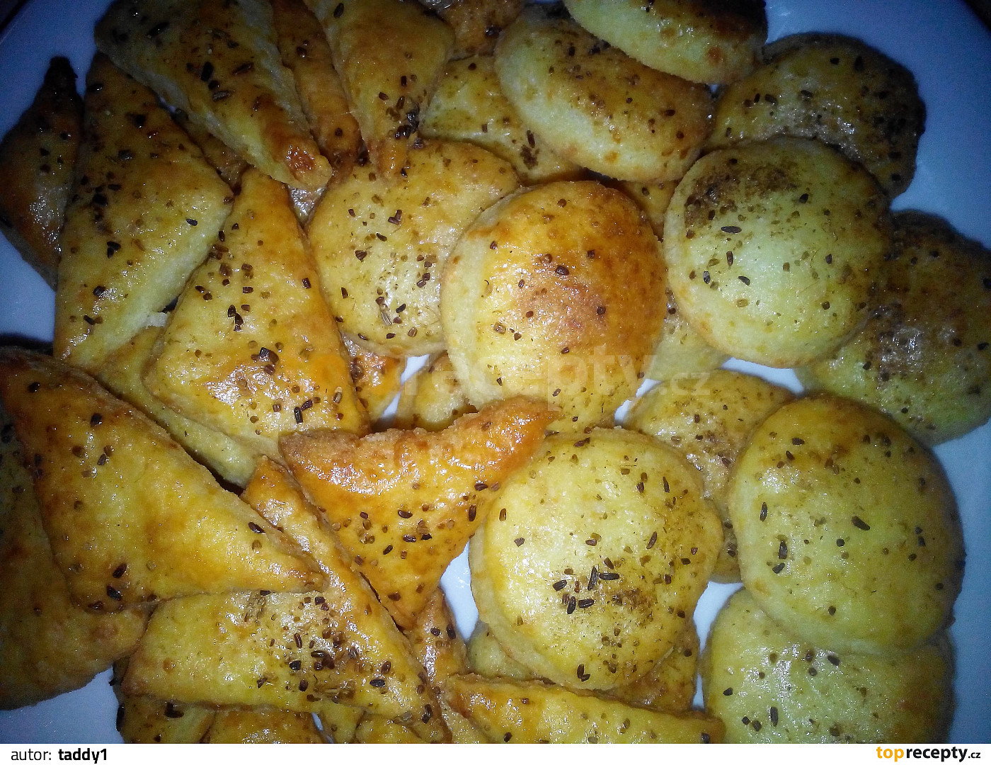 Slané sýrové pečivo recept - TopRecepty.cz