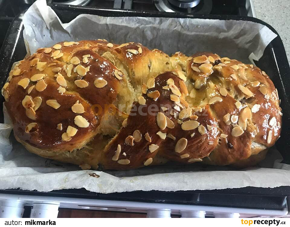 Domácí vánočka recept - TopRecepty.cz