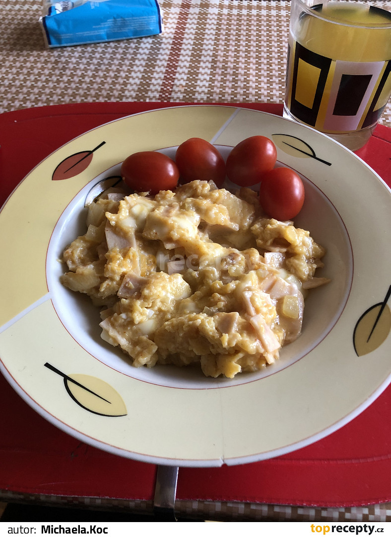 Míchaná vajíčka podle mne recept - TopRecepty.cz
