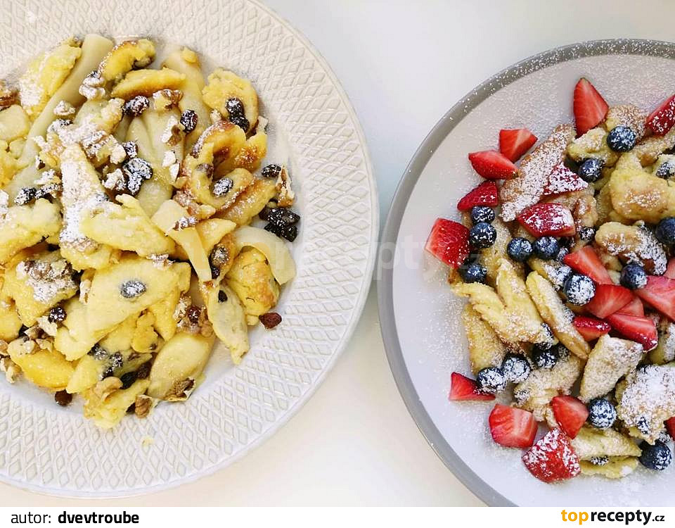 Nadýchaný císařský trhanec - Kaiserschmarren recept - TopRecepty.cz