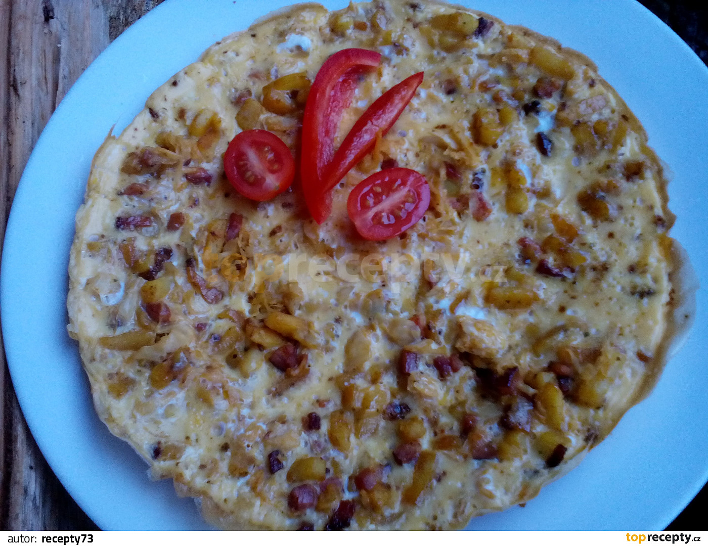 Selská omeleta se zelím recept - TopRecepty.cz