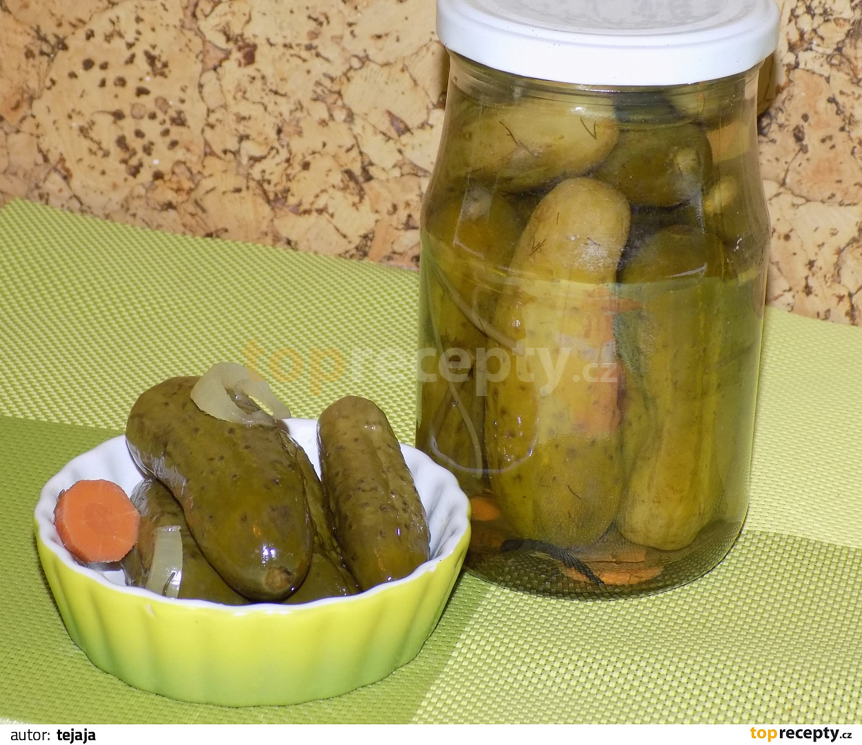 Rychle naložené okurky recept - TopRecepty.cz