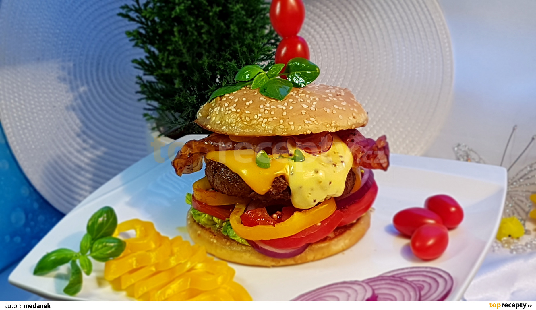 Můj domácí burger recept - TopRecepty.cz