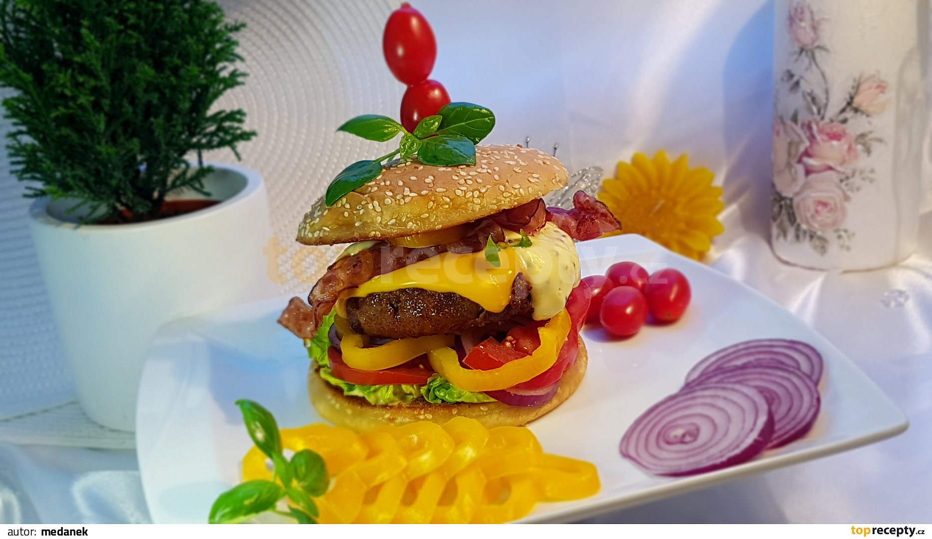 Můj domácí burger recept - TopRecepty.cz