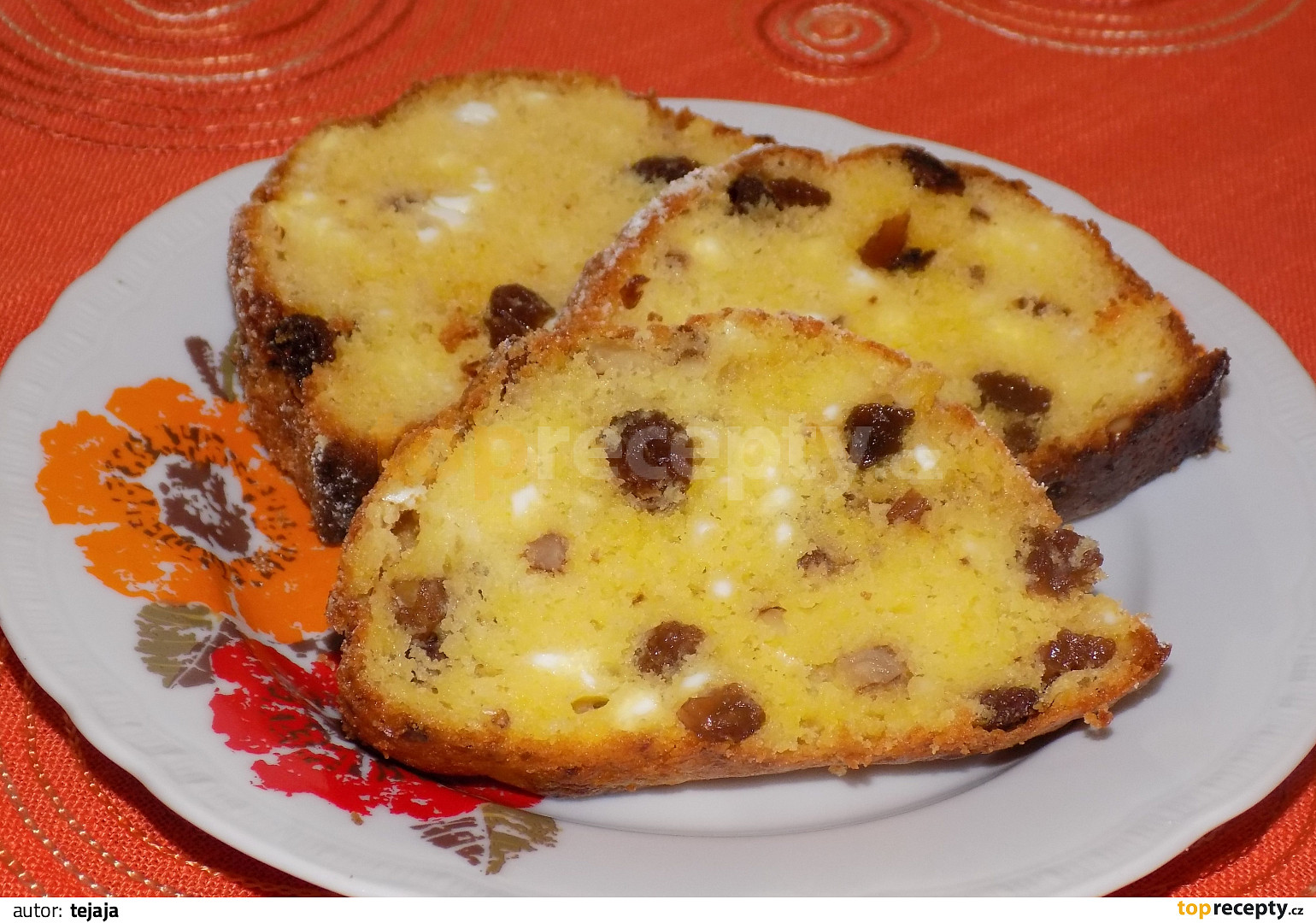 Tvarohový biskupský chlebíček recept - TopRecepty.cz