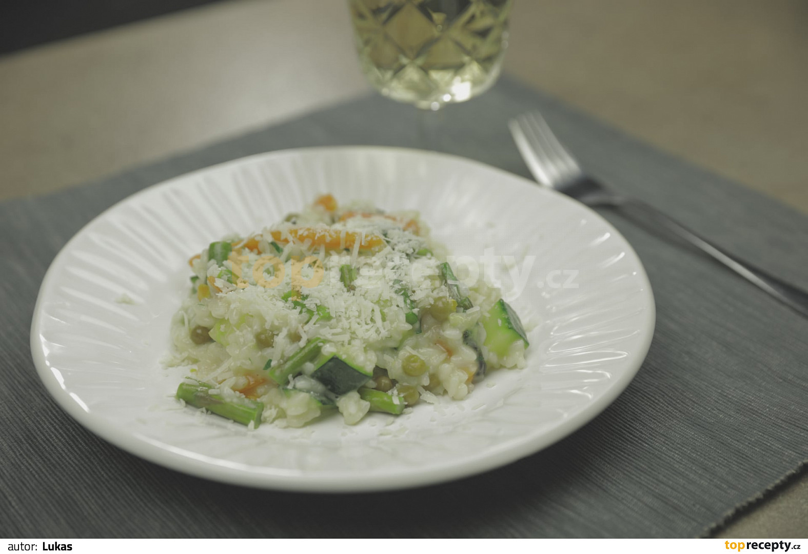 Italské jarní rizoto (Risotto primavera) recept - TopRecepty.cz