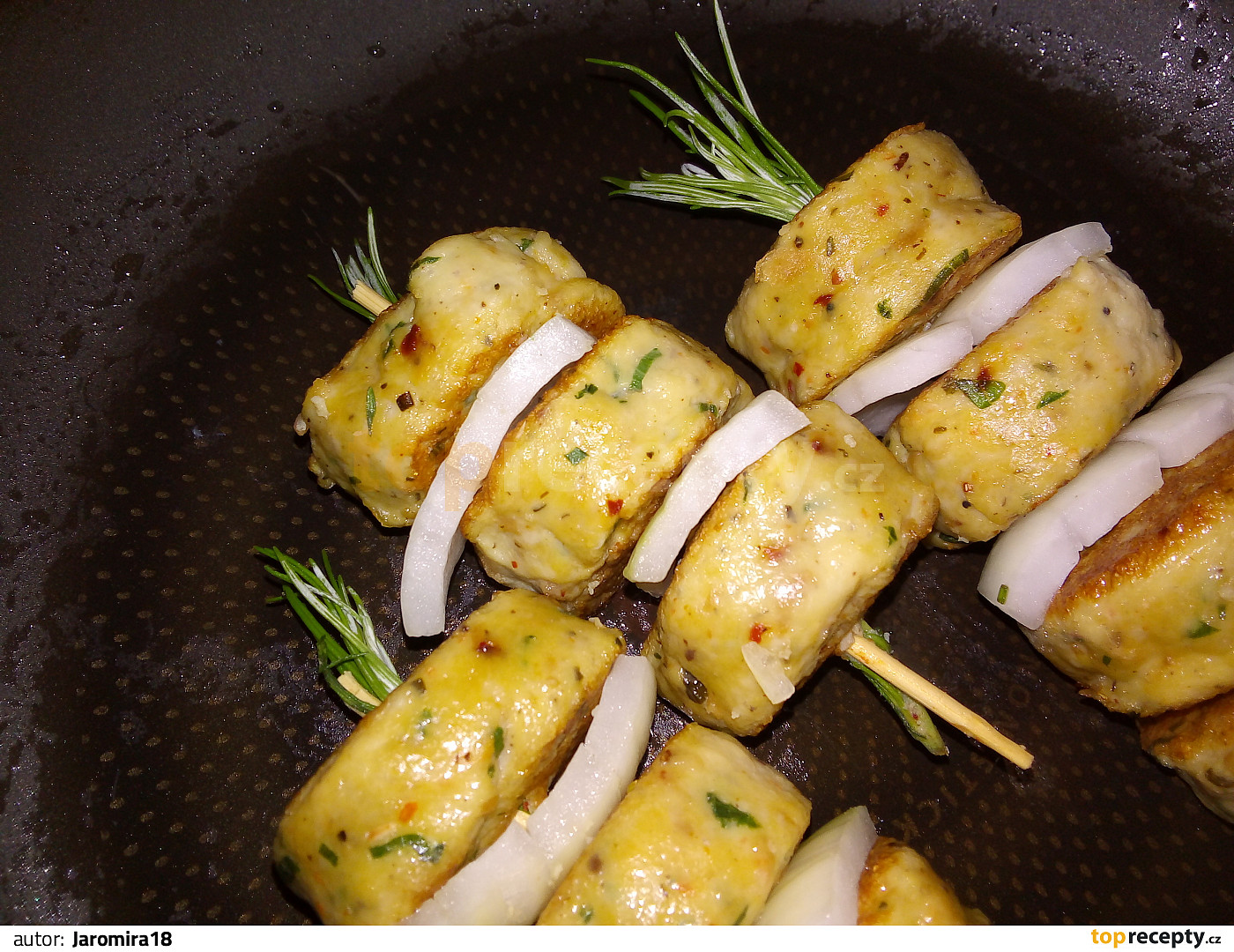 Moje kapří špízy recept - TopRecepty.cz