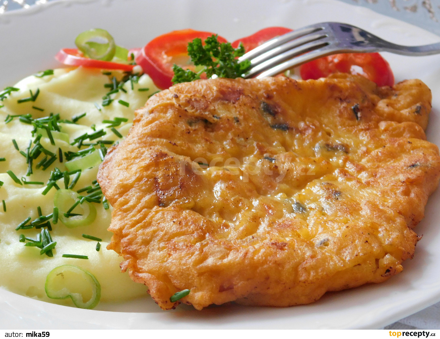 Vepřová kotleta ve slaninovém těstíčku recept - TopRecepty.cz