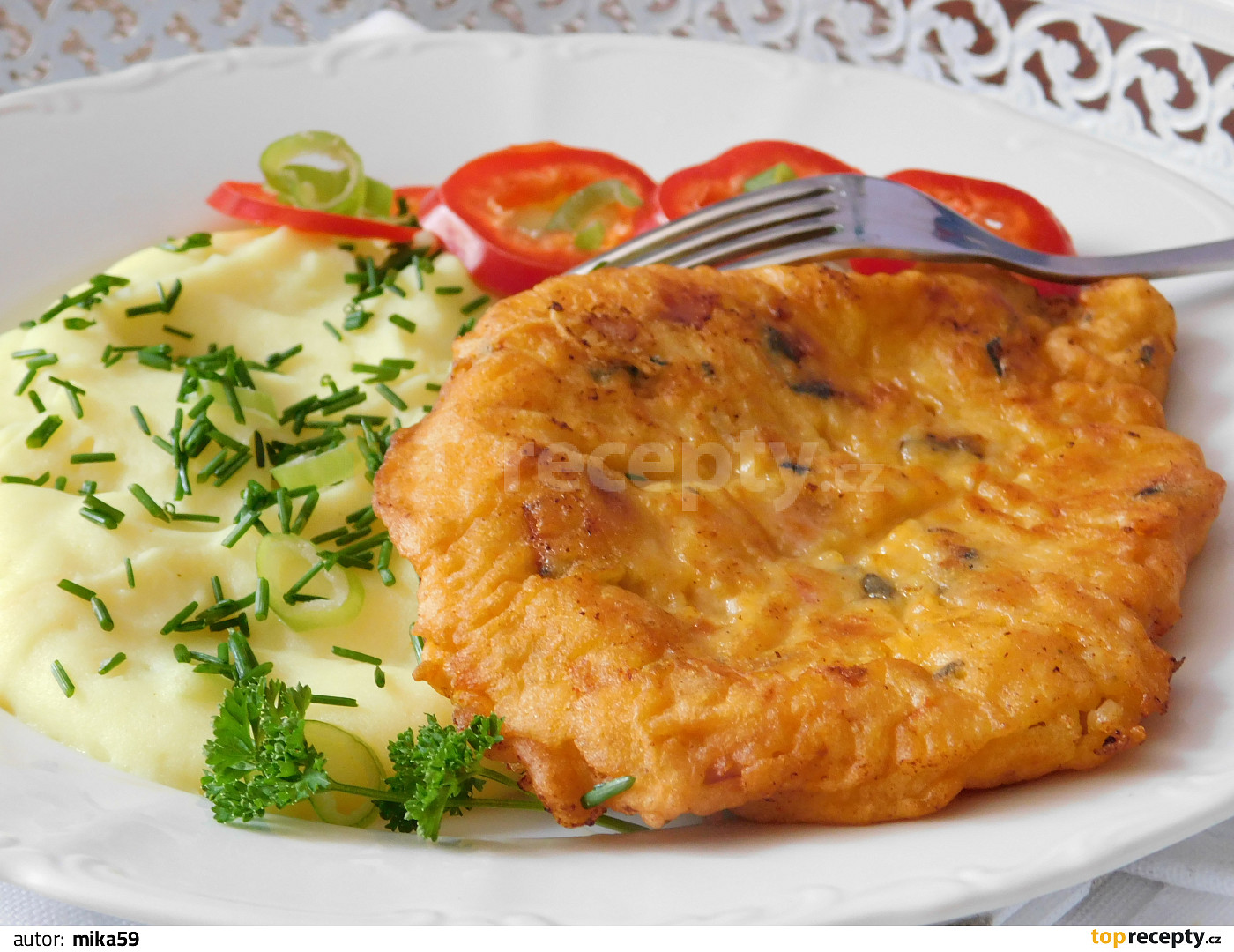 Vepřová kotleta ve slaninovém těstíčku recept - TopRecepty.cz