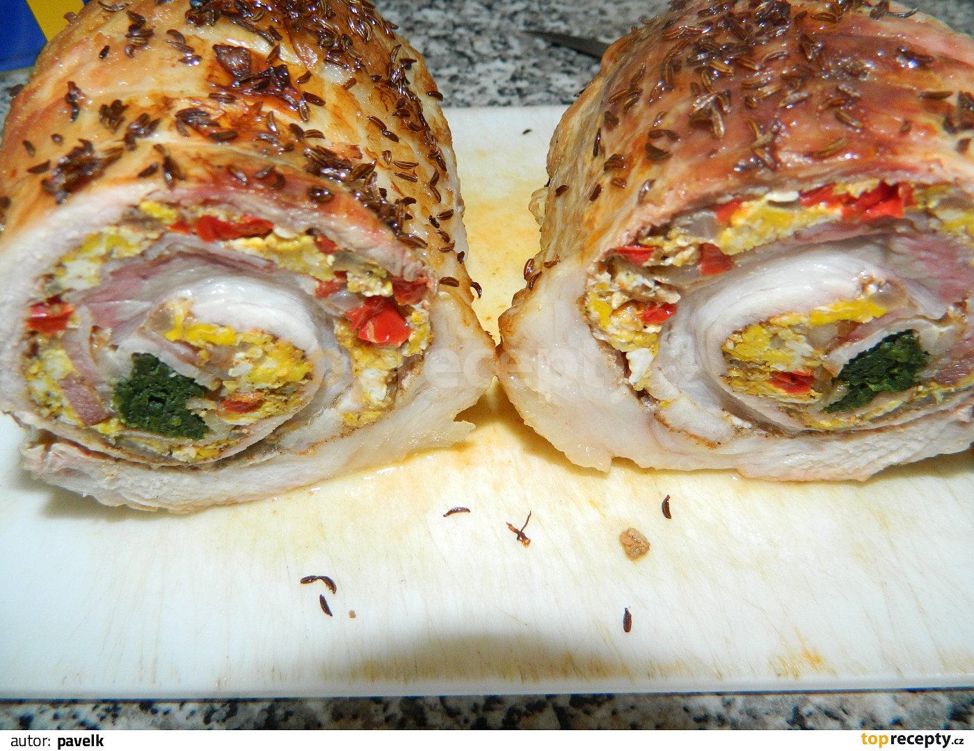 Bůčková roláda - plněná - TopRecepty.cz