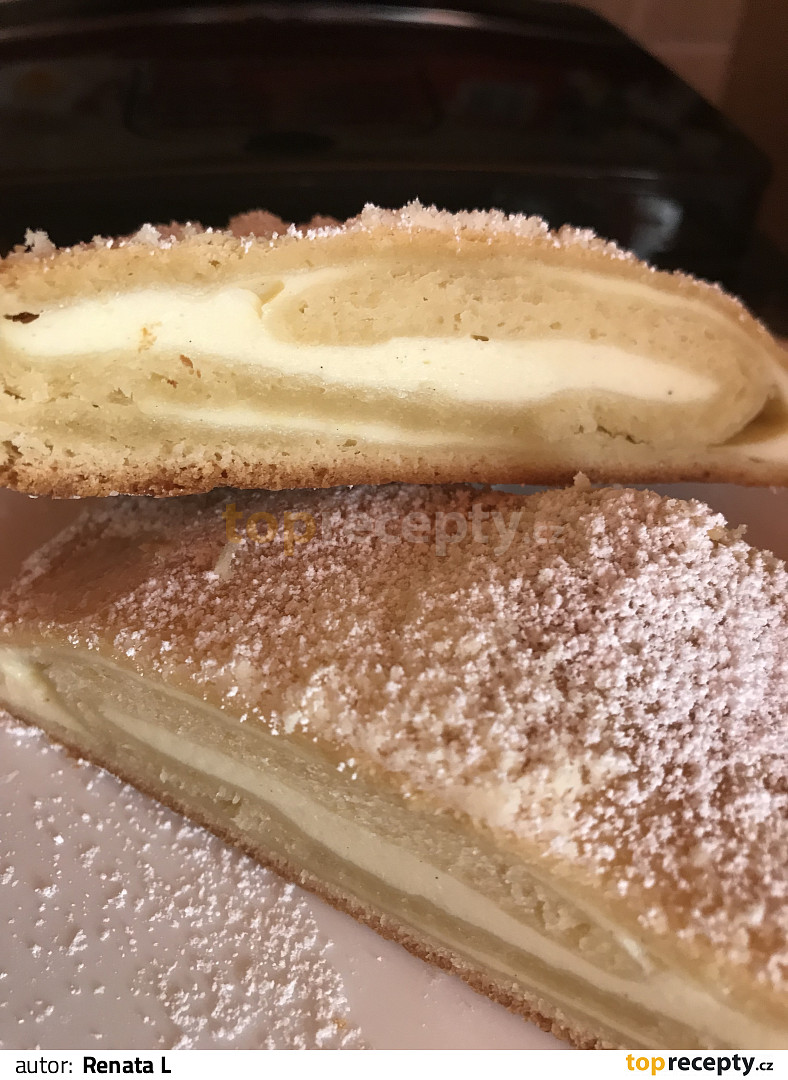 Kynutý tvarohový závin - TopRecepty.cz